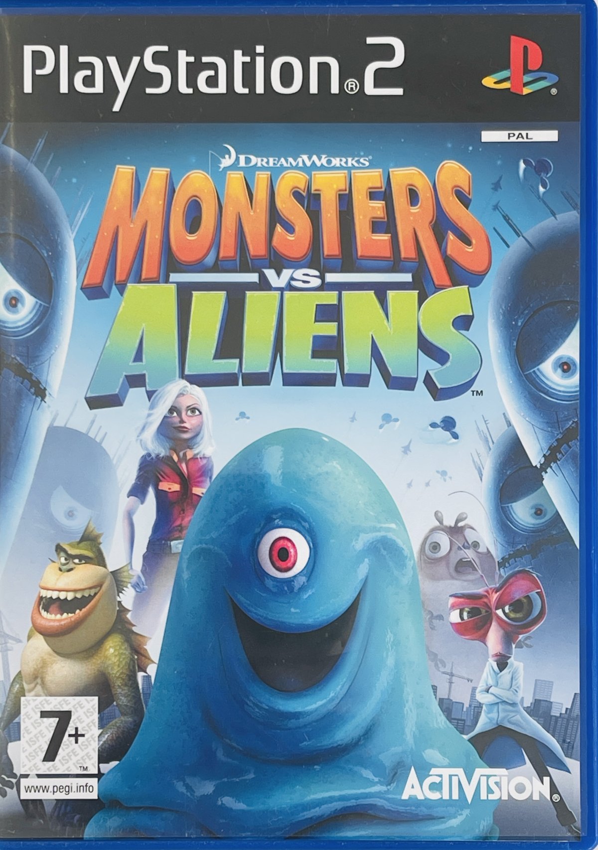 Monster Vs. Aliens (PS2) - PS2 Spil - Retroportalen