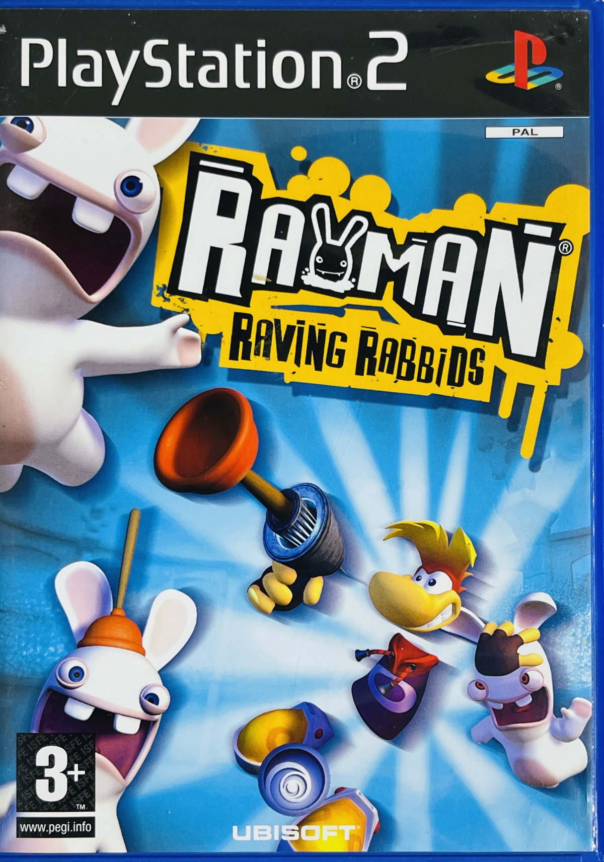 Rayman Raving Rabbids (PS2) - Køb spillet her