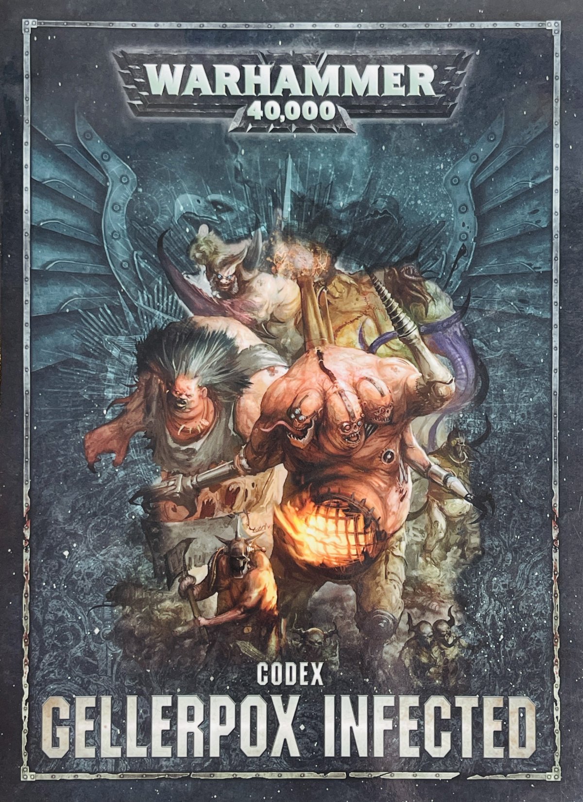 Warhammer 40K Codex Gellerpox Infected (Engelsk) - Warhammer bøger - Retroportalen