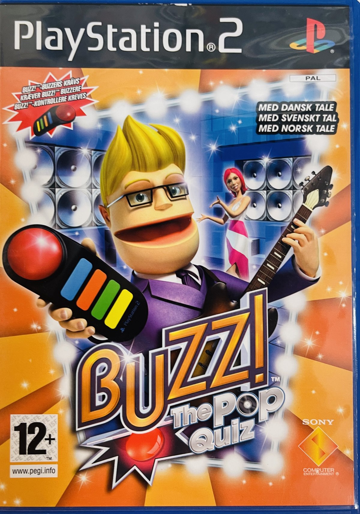 Buzz!: The Pop Quiz (PS2) - PS2 Spil - Retroportalen