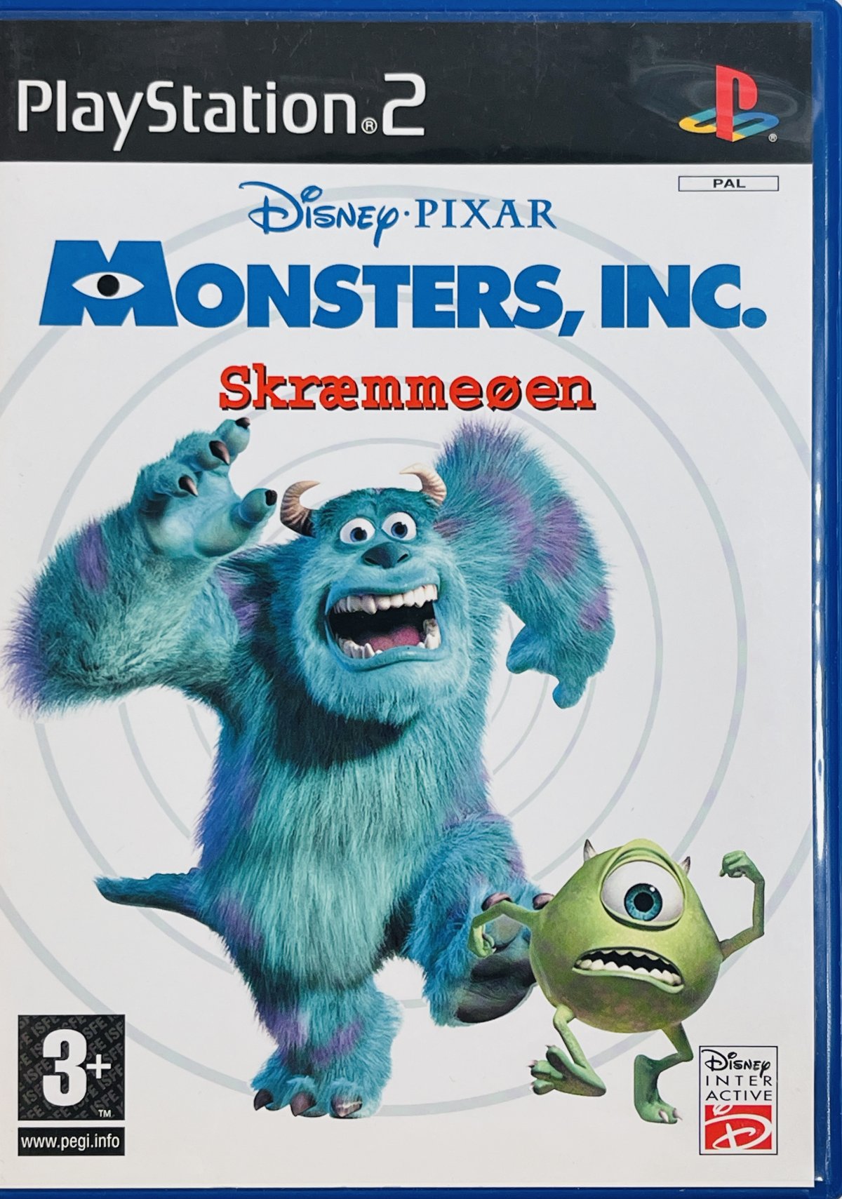 Disney/Pixar Monsters, Inc. Skræmmeøen (PS2) - PS2 Spil - Retroportalen
