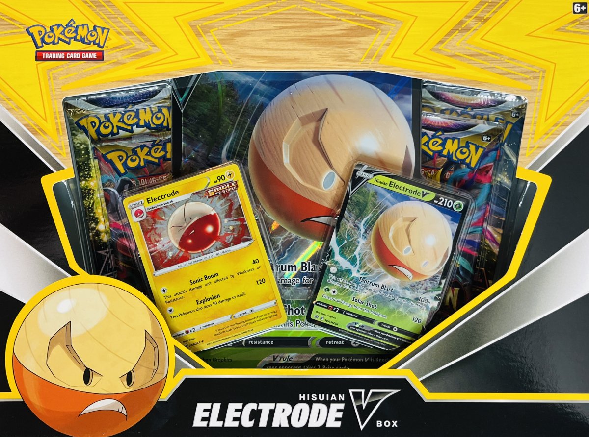 Pokémon Hisuian Electrode V Box (NY) (Pro: 290-85121) - Nye Pokémon ...