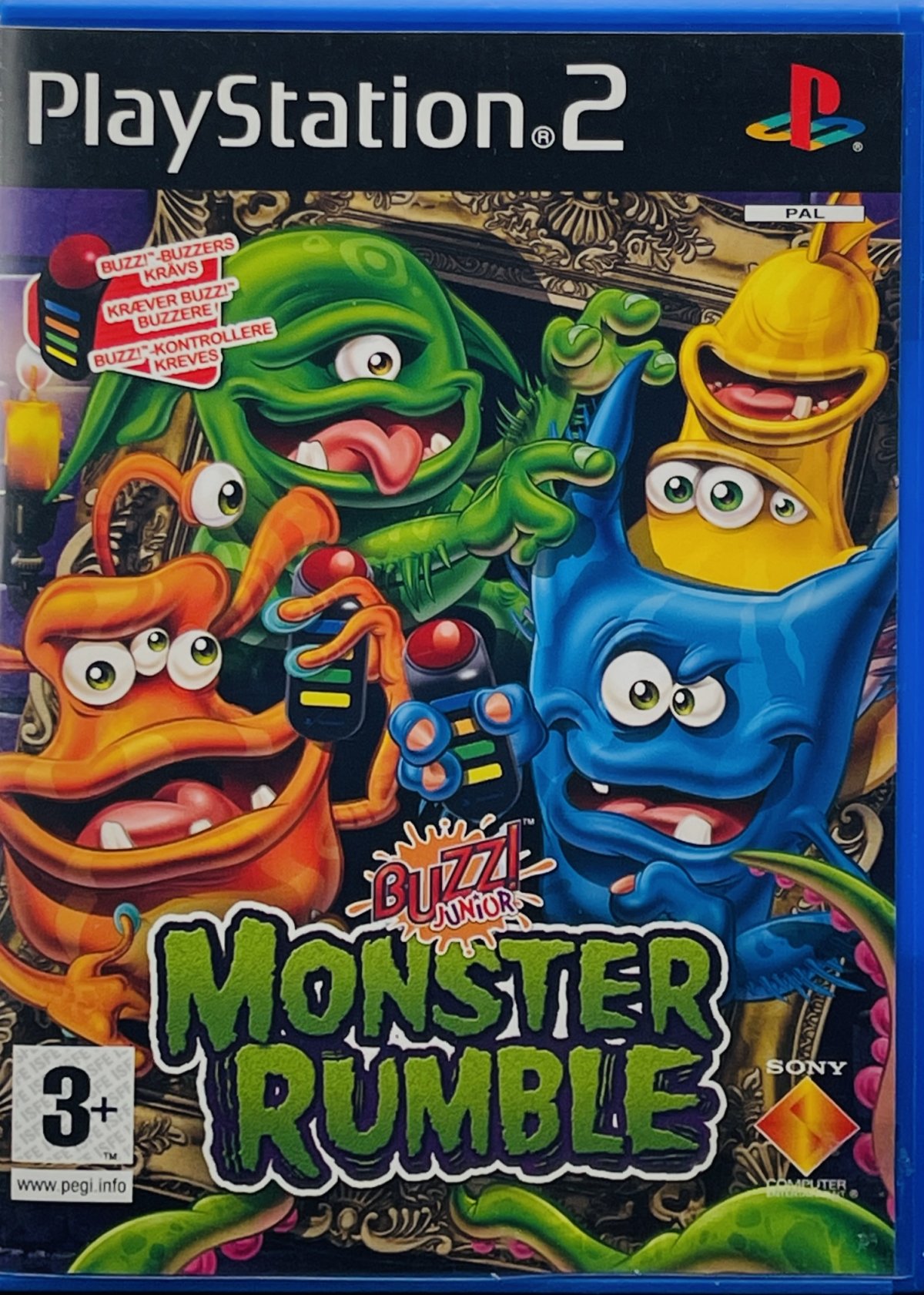 Buzz! Junior: Monster Rumble (PS2) - PS2 Spil - Retroportalen