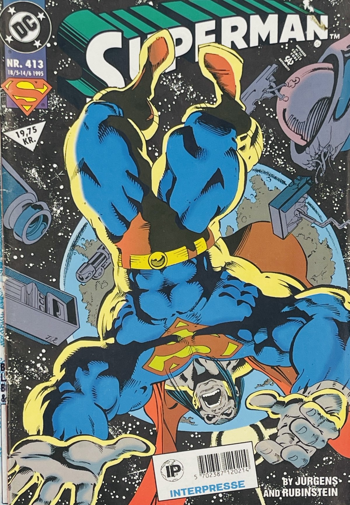 Superman 1995 Nr. 413 - 隸‍♂️ Superman - Retroportalen