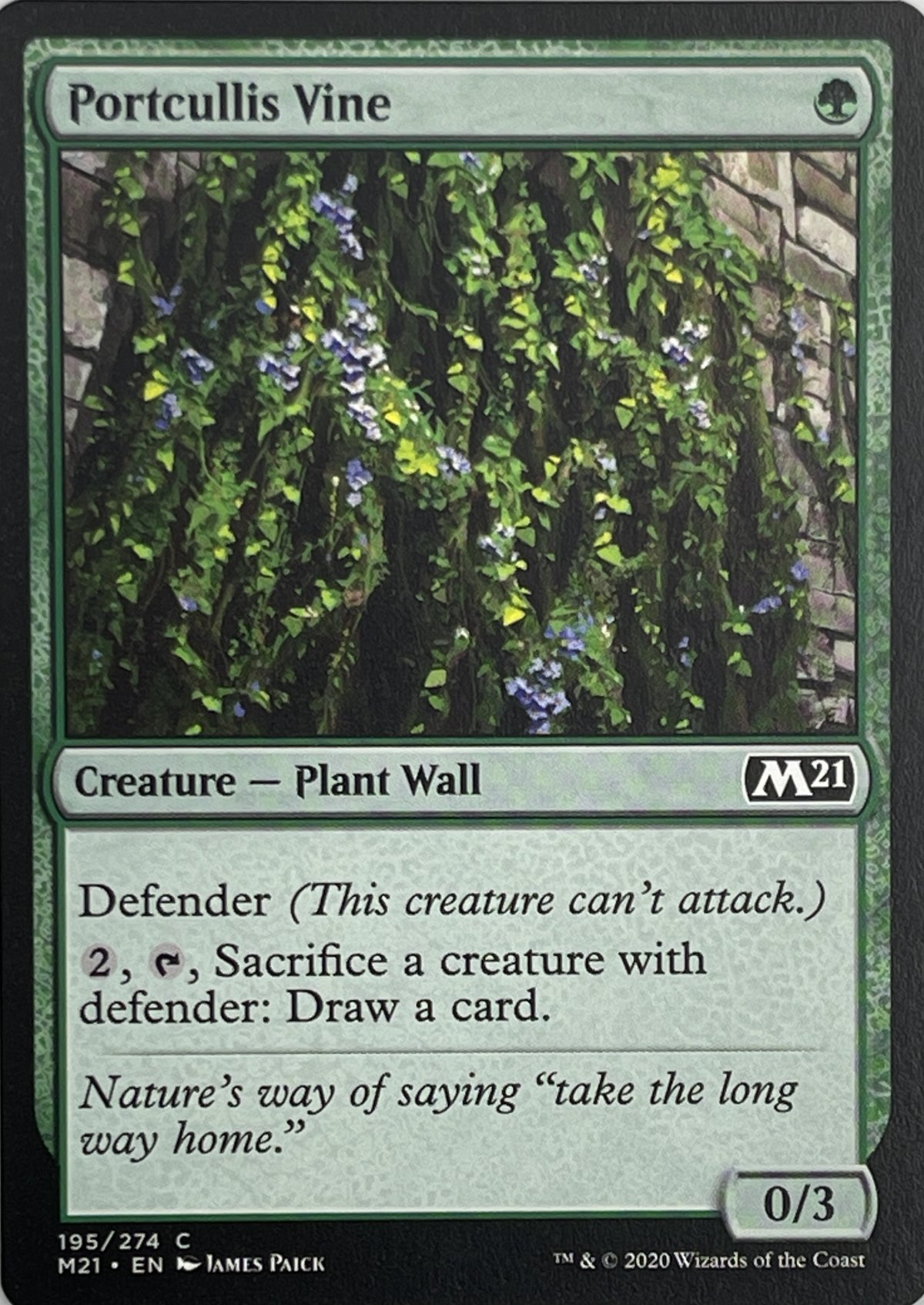 Portcullis Vine - Magic The Gathering Enkeltkort - Retroportalen